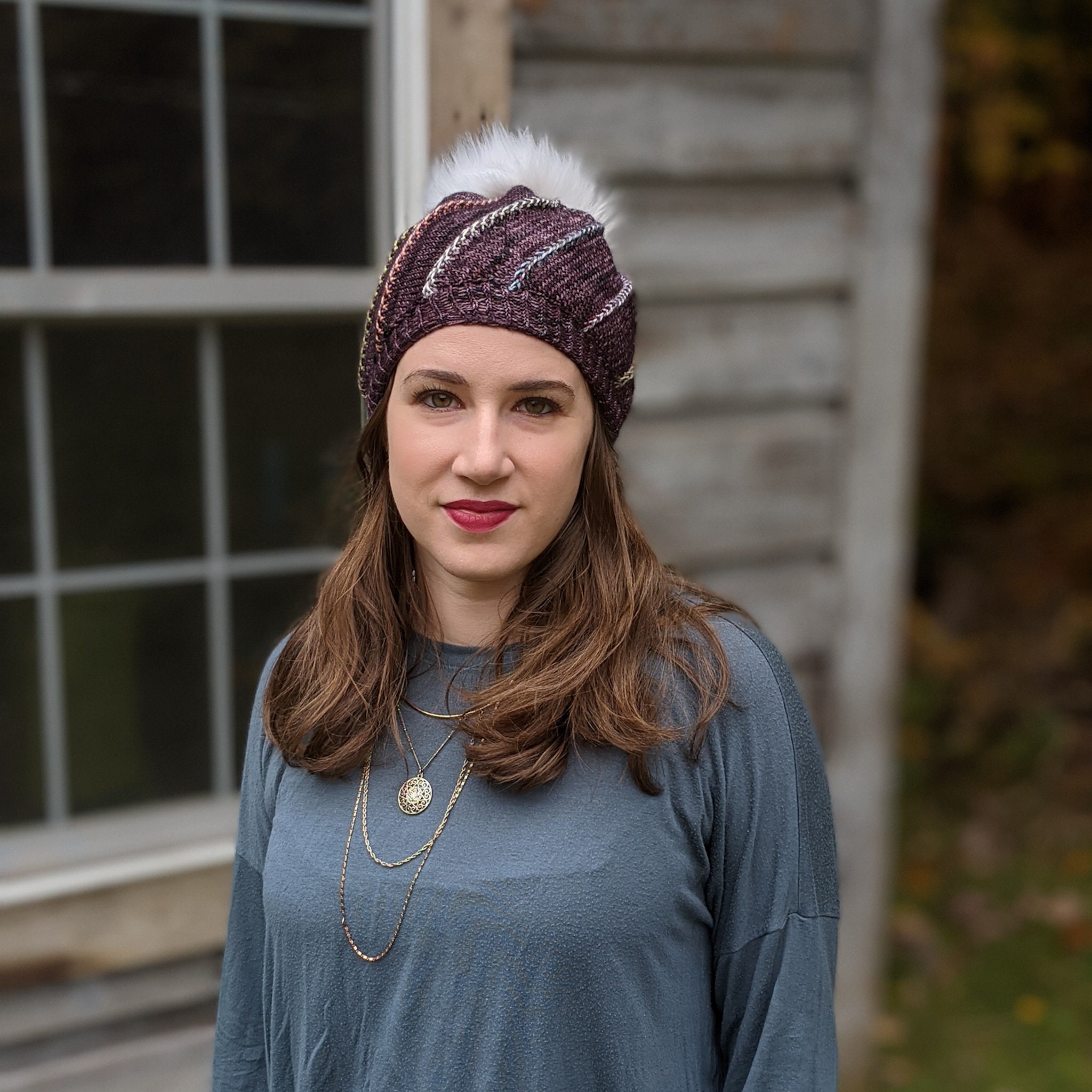 Scrap Lat Hat - KNITTING PATTERN - Instant Download - Etsy