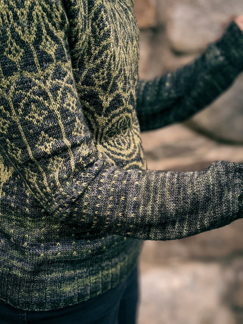 Dark Academia Sweater **pattern Only - Instant Download** - Etsy