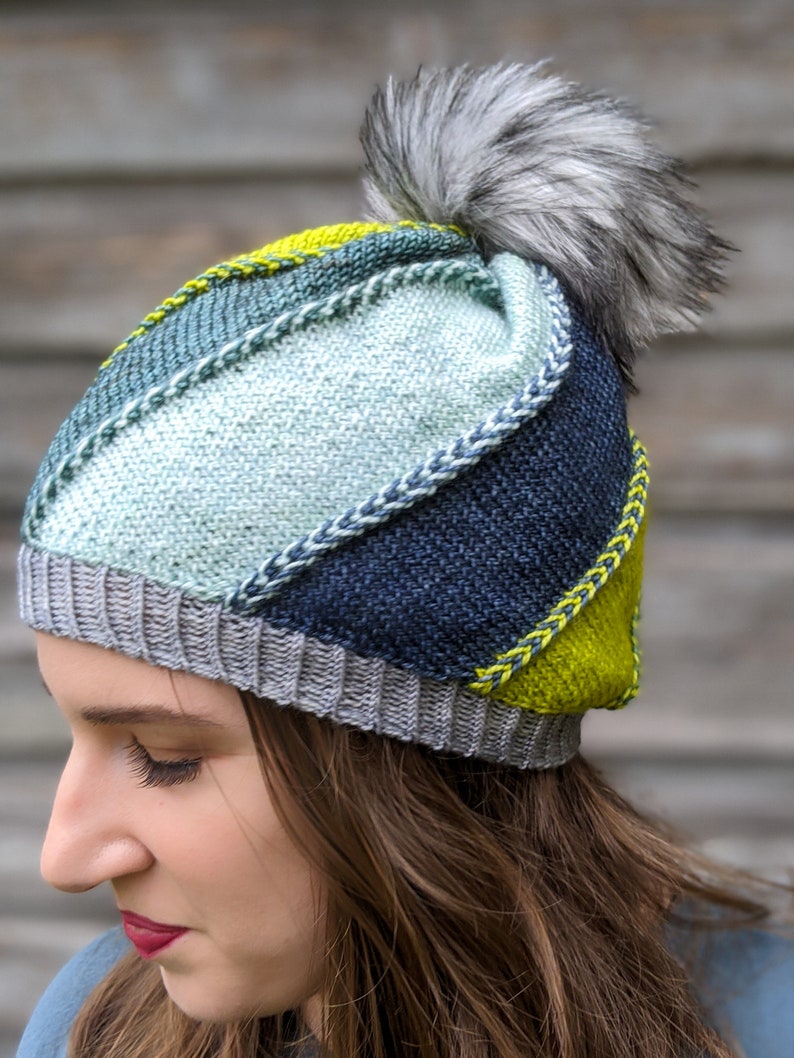 Scrap Lat Hat KNITTING PATTERN Instant Download | Etsy