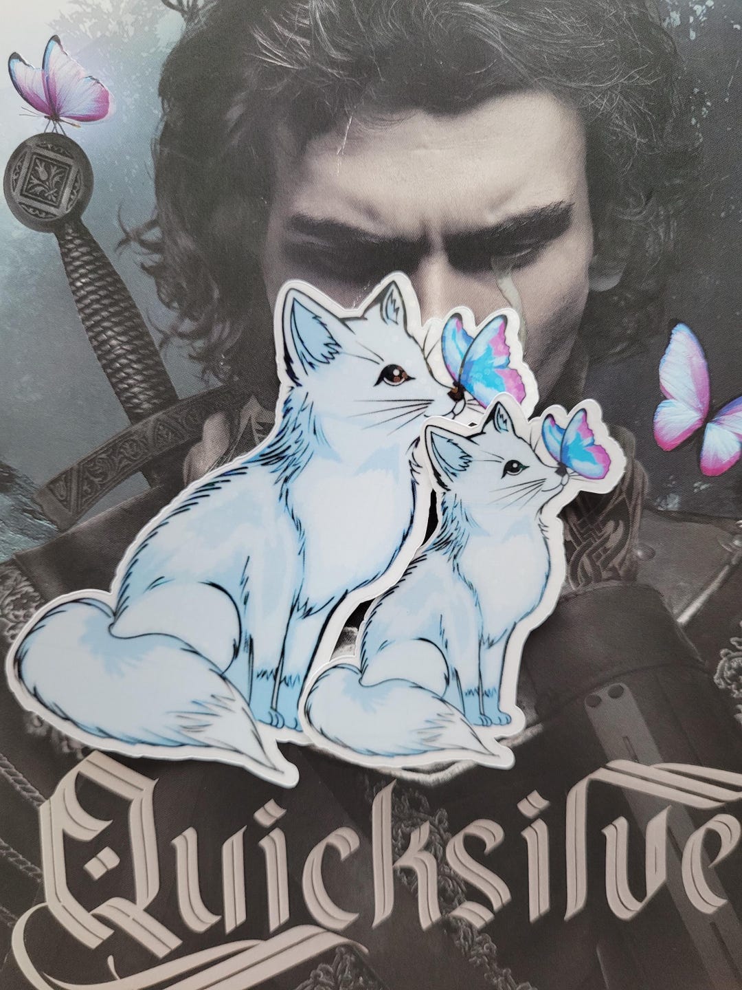 Quicksilver {onyx & Little Osha} Sticker - Etsy