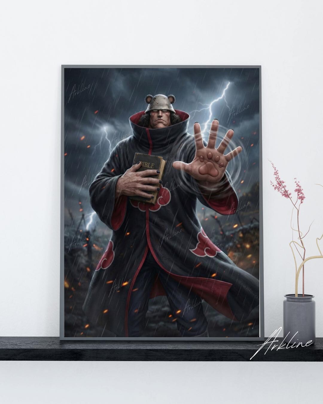 Akatsuki Kuma Wall Art Printable | Digital JPG File | Anime Room Decor ...