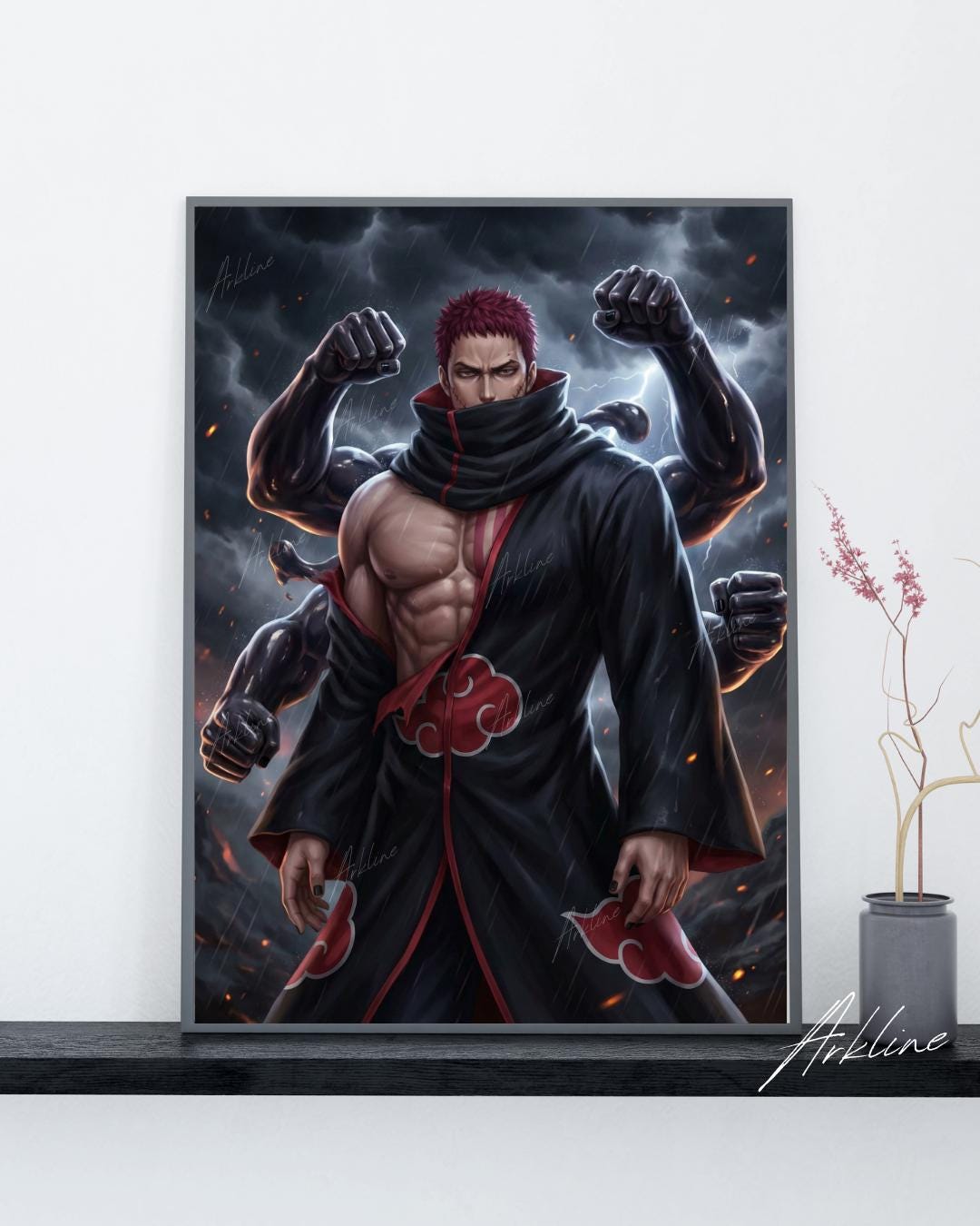 Akatsuki Katakuri Wall Art Printable | Digital JPG File | Anime Room ...
