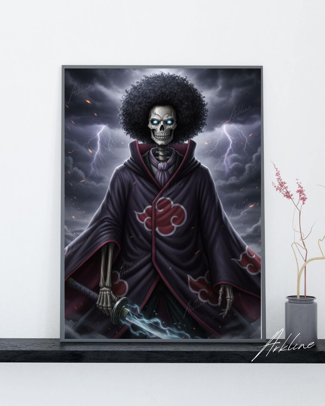 Akatsuki Brook Wall Art Printable | Digital JPG File | Anime Room Decor ...