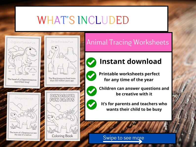 Dinosaur Coloring Pages With Facts, 30 Printable Dino Worksheets ...