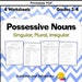 Possessive Nouns - Singular Plural Irregular - Grammar Writing No-prep ...