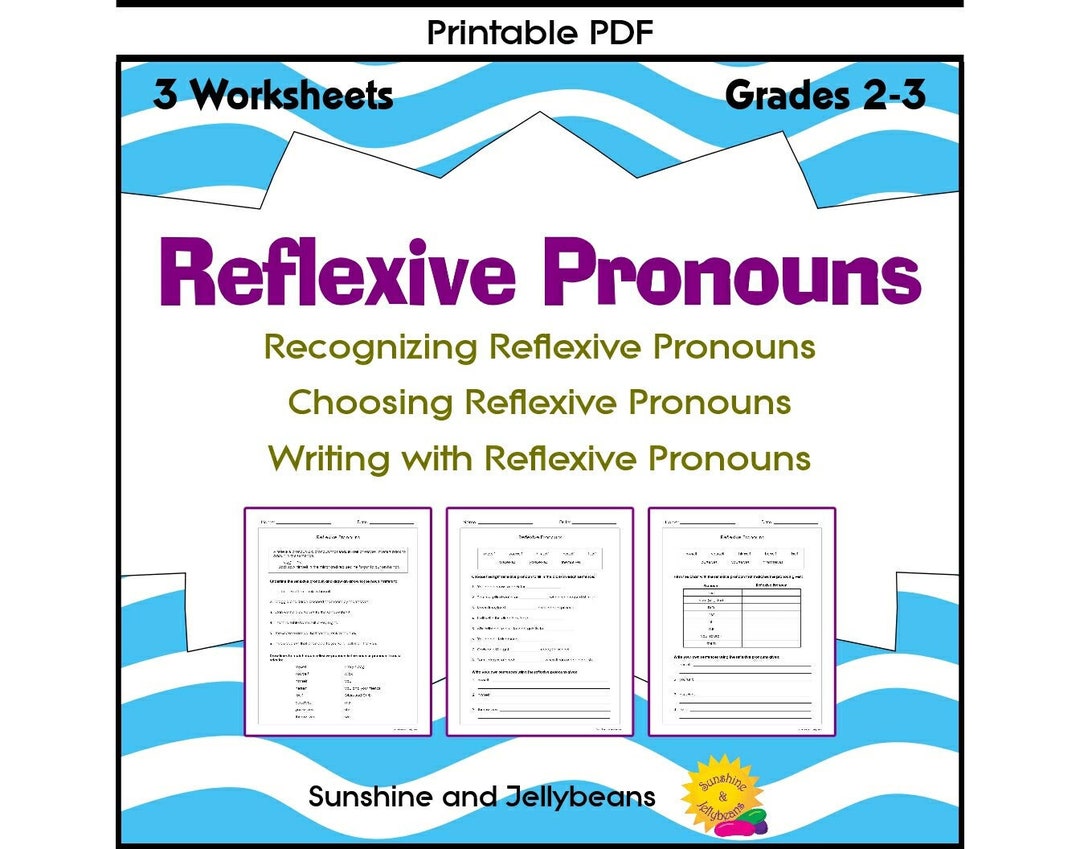 Reflexive Pronouns - Recognizing and Using Them in Writing - 3 ...