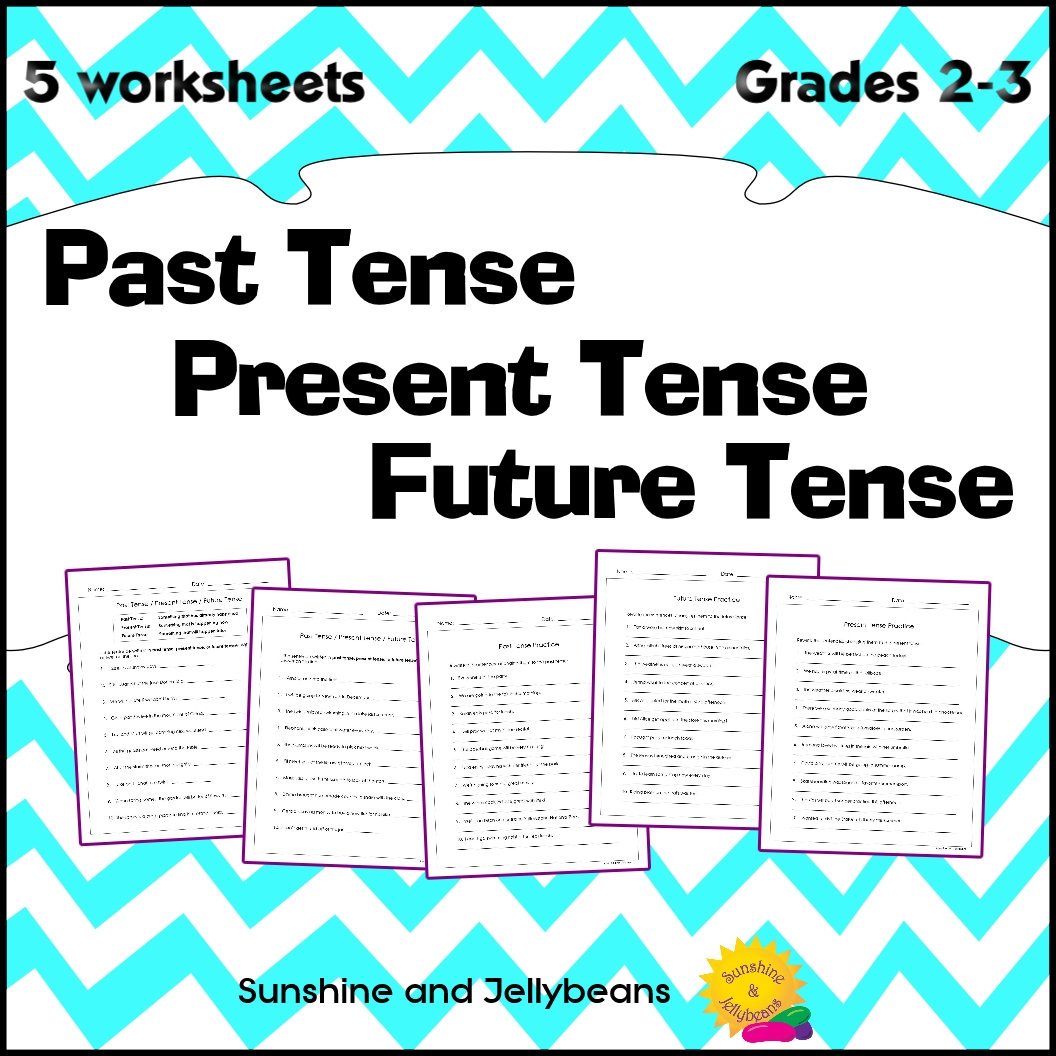 Verbs & Verb Tenses - Grade 3 BUNDLE - 17 Worksheets - Great Practice ...