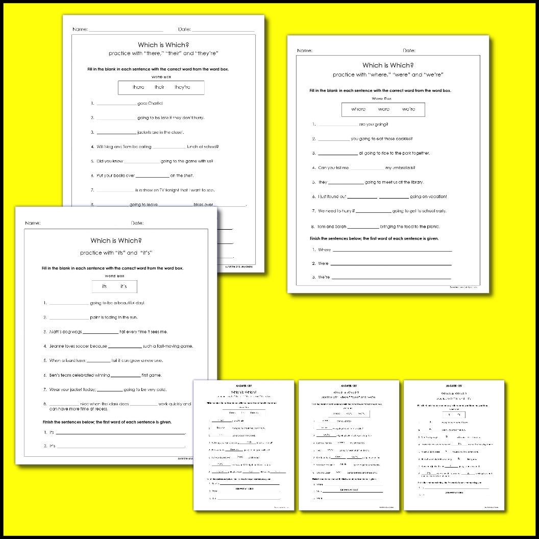 Homonyms - There / Where / Its - Which is Which? - Grades 3-4 - Sound ...
