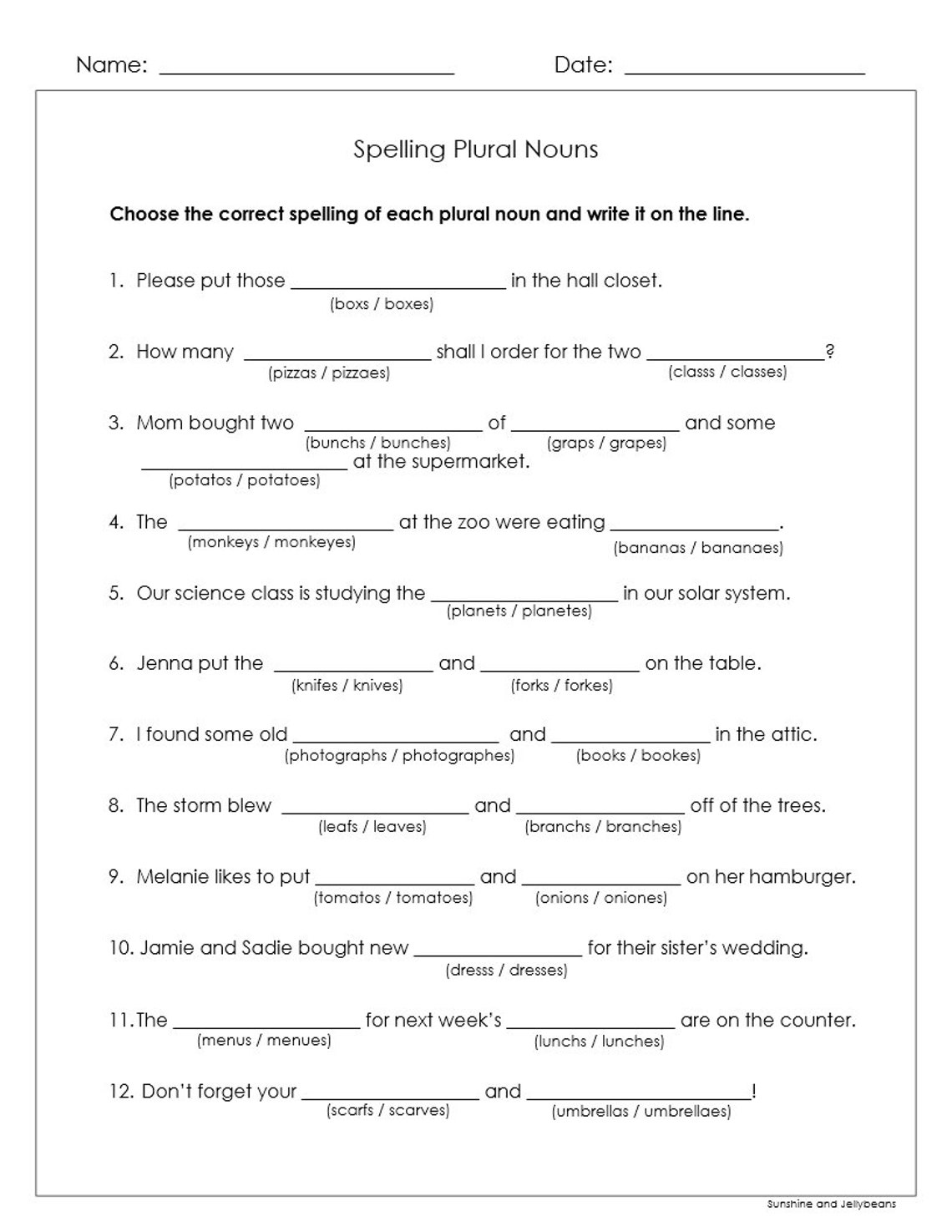 Types of Nouns: Abstract, Concrete, Possessive, Plural, Irregular ...