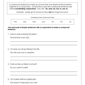 Coordinating Subordinating Conjunctions, FANBOYS - Parts of Speech ...