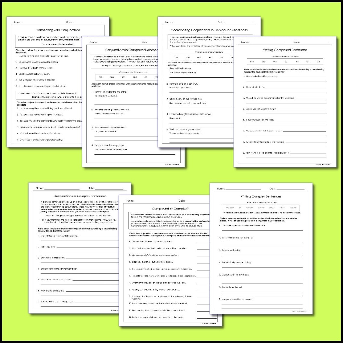 Coordinating Subordinating Conjunctions, FANBOYS - Parts of Speech ...