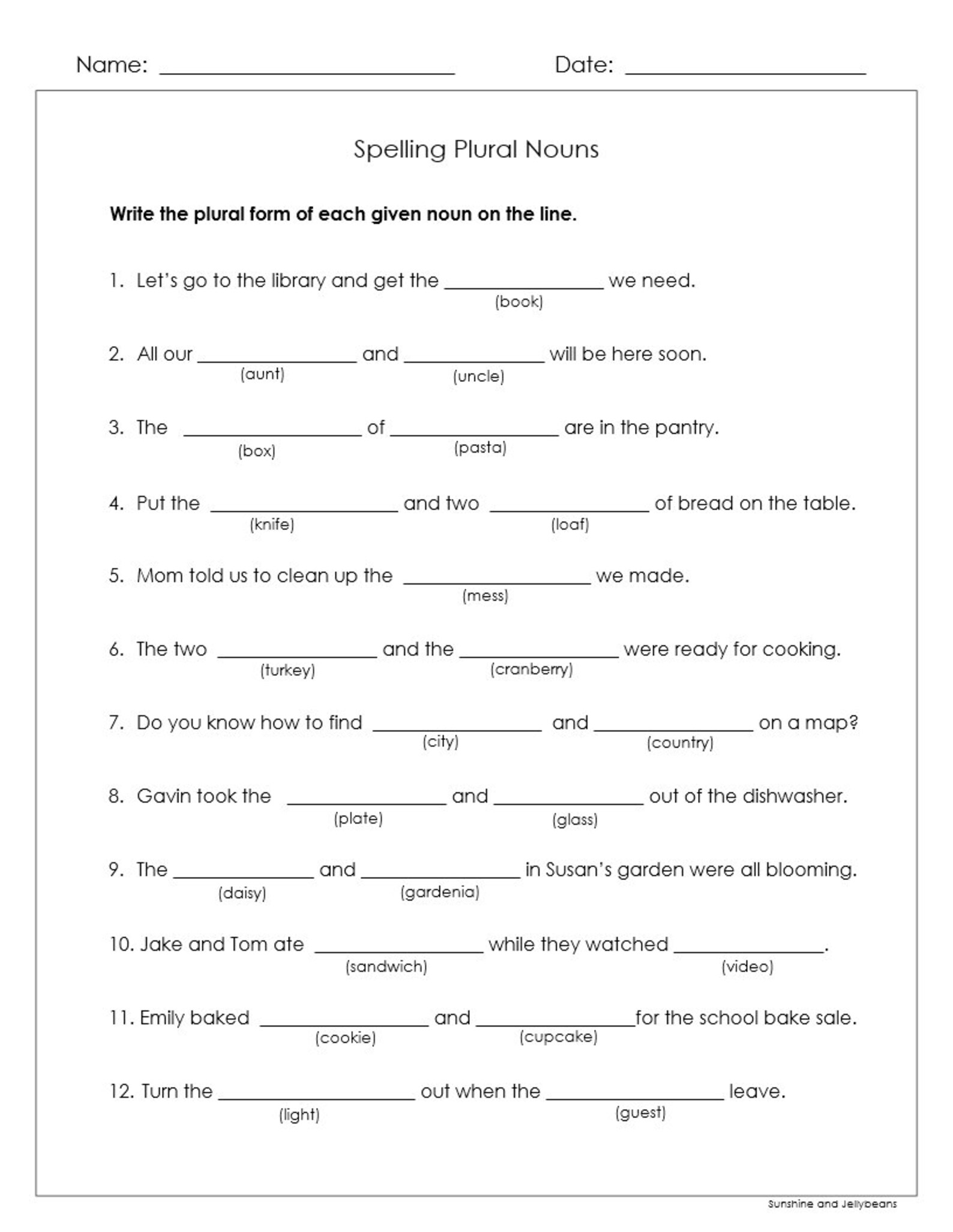 Types of Nouns: Abstract, Concrete, Possessive, Plural, Irregular ...