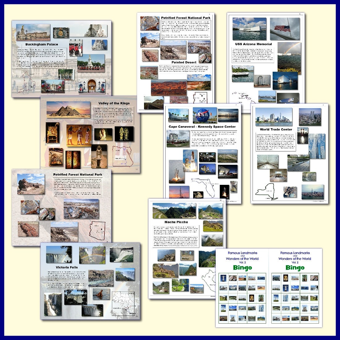 Famous Landmarks & Wonders of the World, Vol. 2 - Geography - With E ...