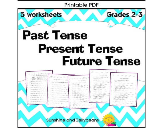 Hoja De Trabajo De Tiempo Pasado, Presente Y Futuro