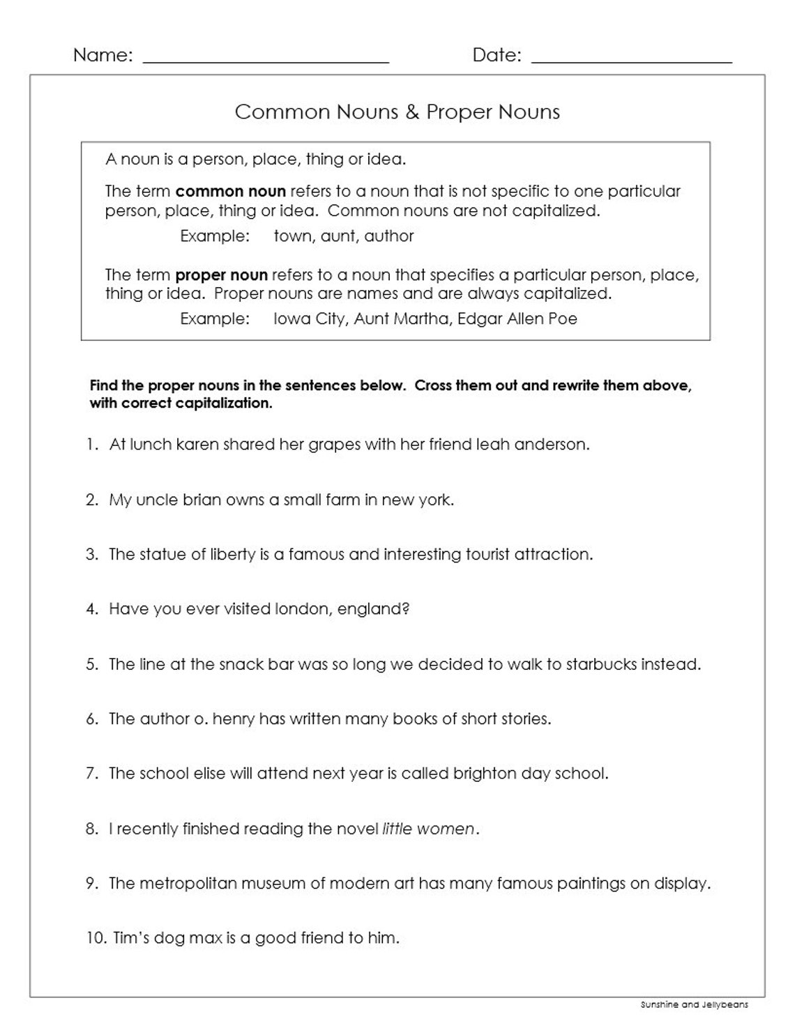 Types of Nouns: Abstract, Concrete, Possessive, Plural, Irregular ...