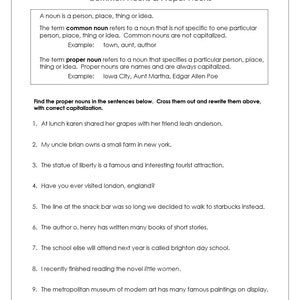 Types of Nouns: Abstract, Concrete, Possessive, Plural, Irregular ...