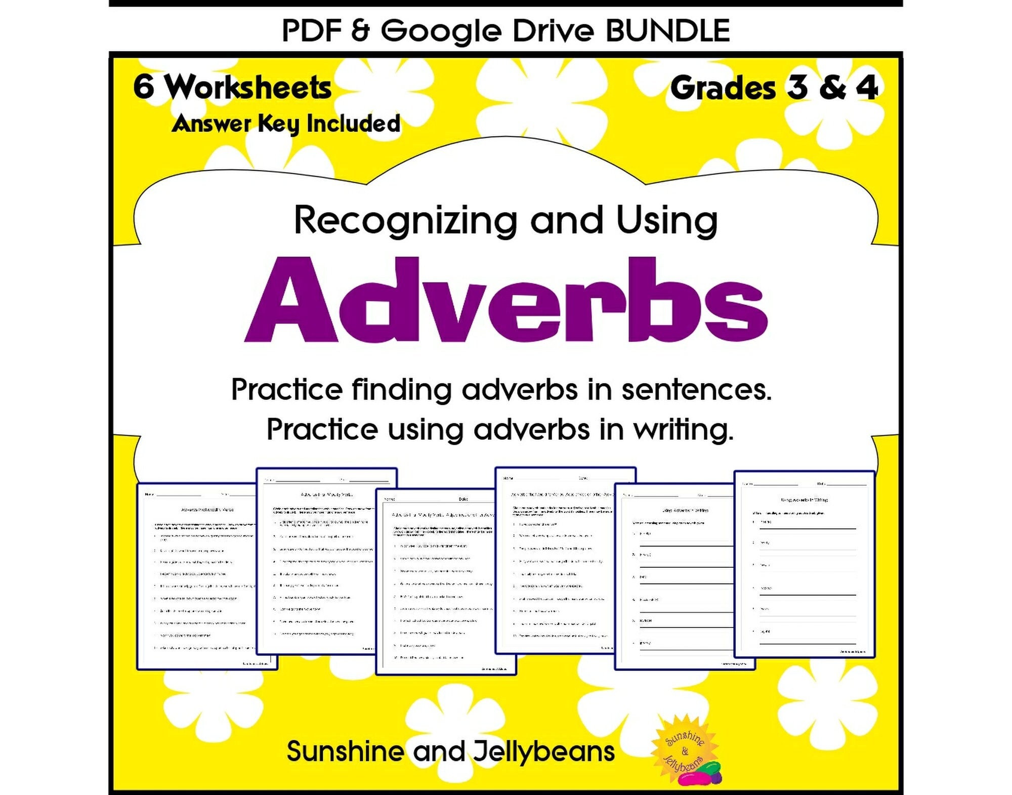 Adverb Exercises Worksheets Pdf