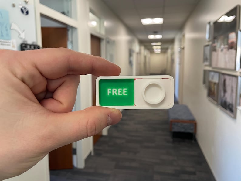 Magnetic FREE / BUSY Slider - for Office - Etsy