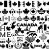 Canada Sign Laser Cut Files, Canada Interchangeable Leaning Ladder Sign ...