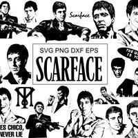 11 Scarface Svg Bundle, Scarface Vector, Scarface Clipart, Tonymontana ...