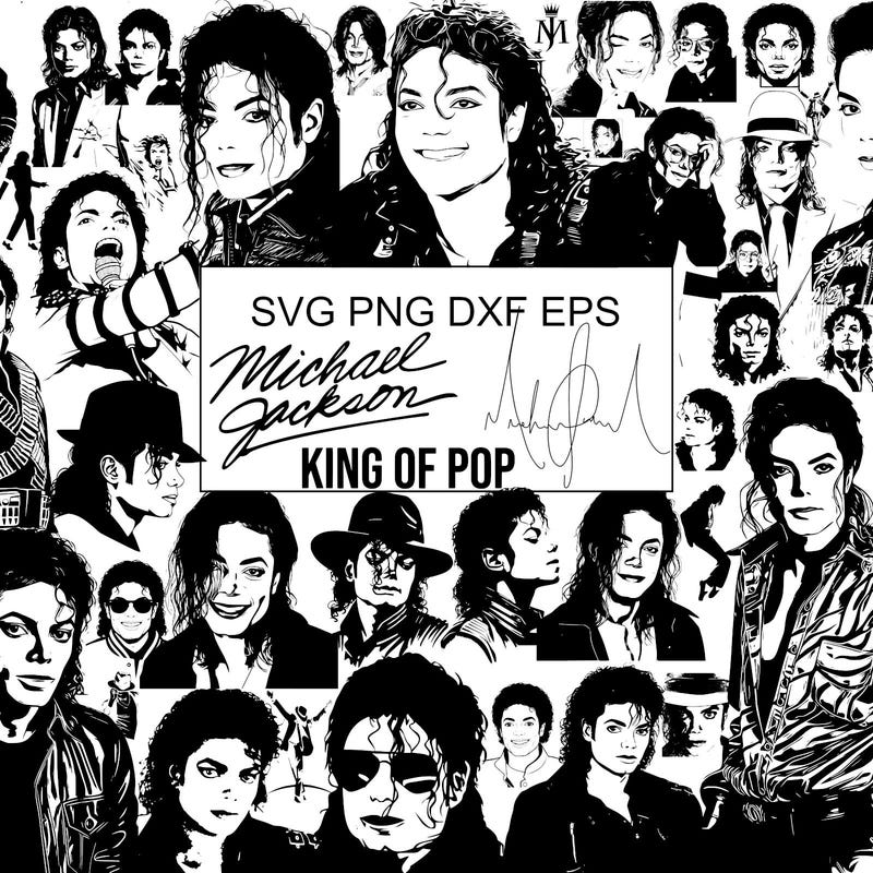 Michael Jackson Svg or Png - Etsy