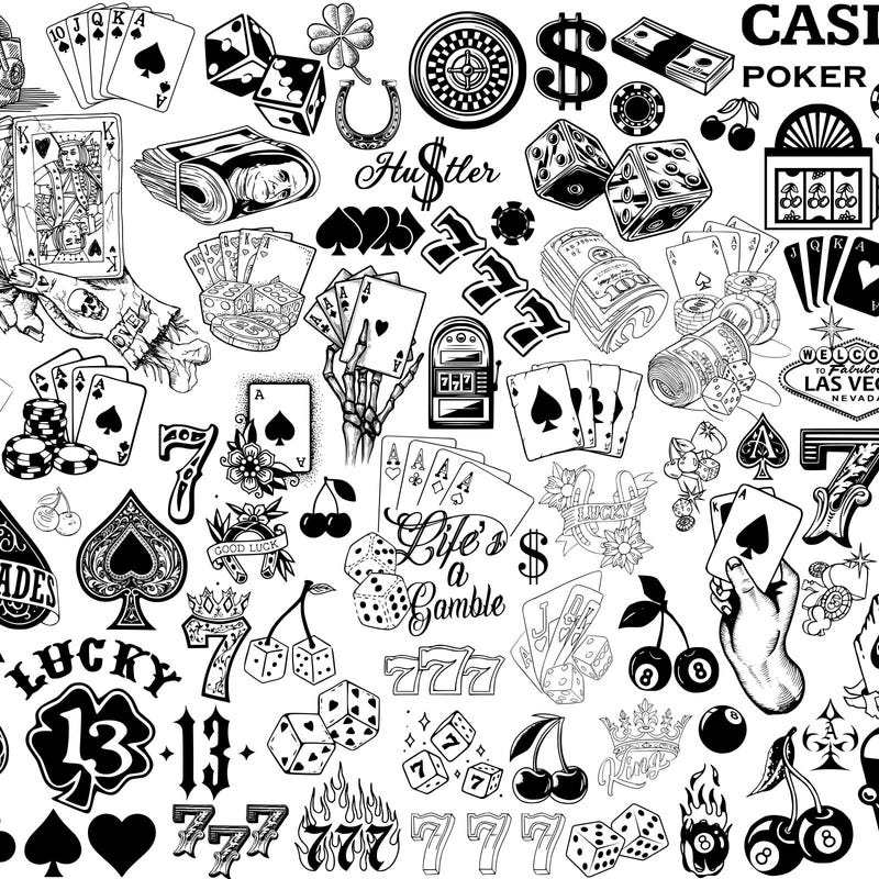 Poker Decals for Shirts - Etsy
