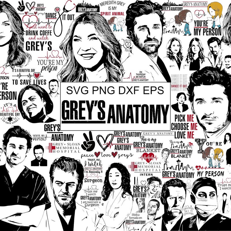 Greys Anatomy Quote Wall - Etsy
