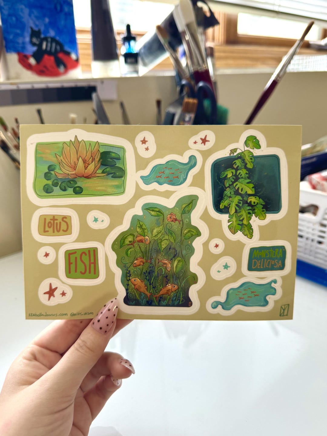 Flora and Fauna Sticker Sheet - Etsy