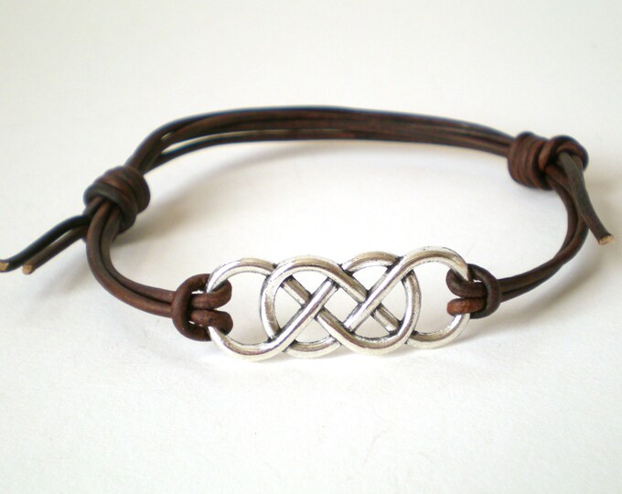 Double Infinity Bracelet Friendship Bracelet Adjustable - Etsy