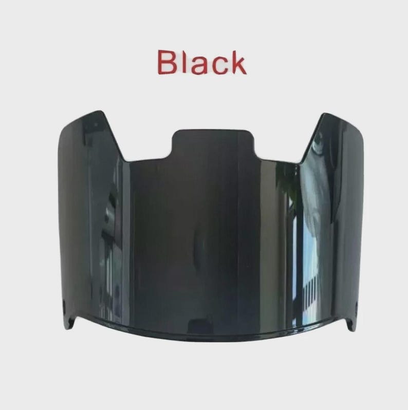 Black Tint Football Helmet Visor, Shatterproof, UV Protection - Etsy