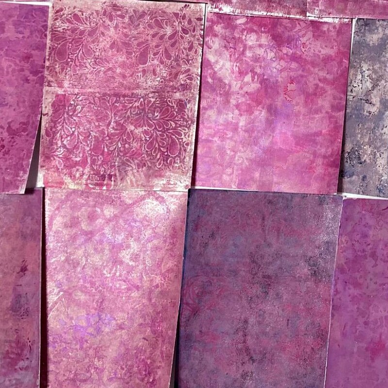 Hand Painted Papers - Etsy