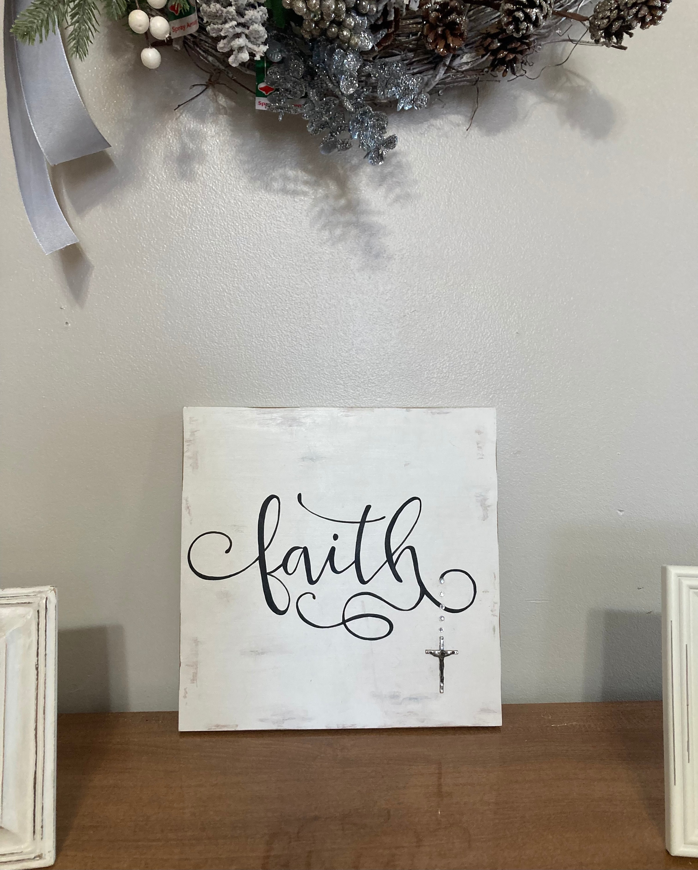 Faith Sign, Faith Wall Sign, Wood Faith Sign, MADE TO ORDER, Faith Sign ...