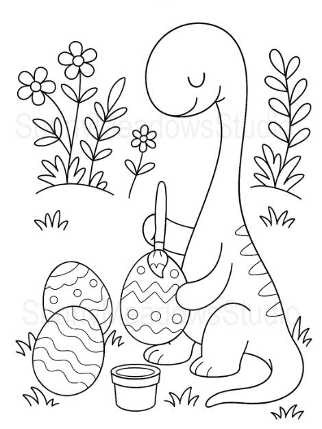 Cute Dinosaur Coloring Pages, 25 Cute Baby Dinosaur Coloring Pages ...