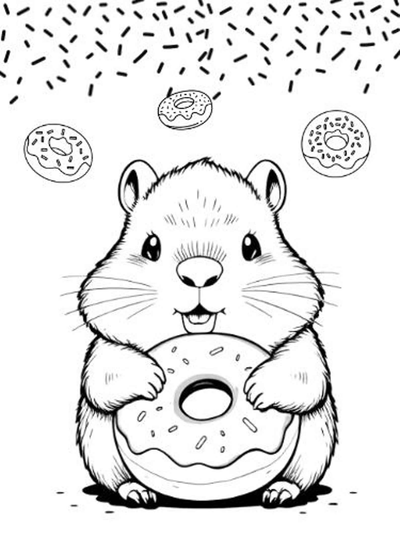 25 Cute Capybara Coloring Pages, Capybara Color Pages, Capybara ...