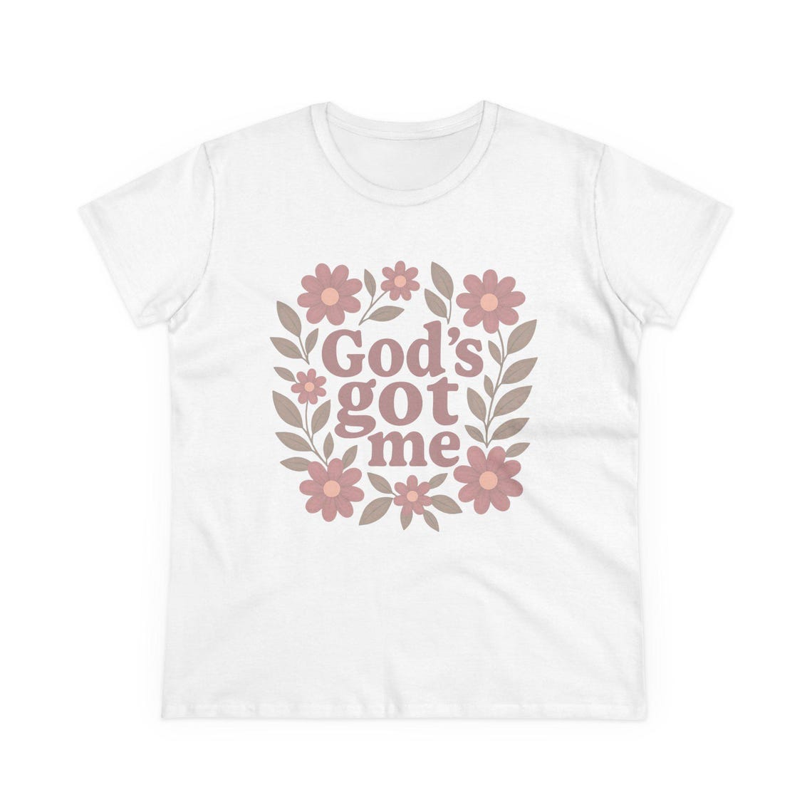 God’s Got Me Tee,christian Shirt for Women,boho Floral Faith Shirt ...