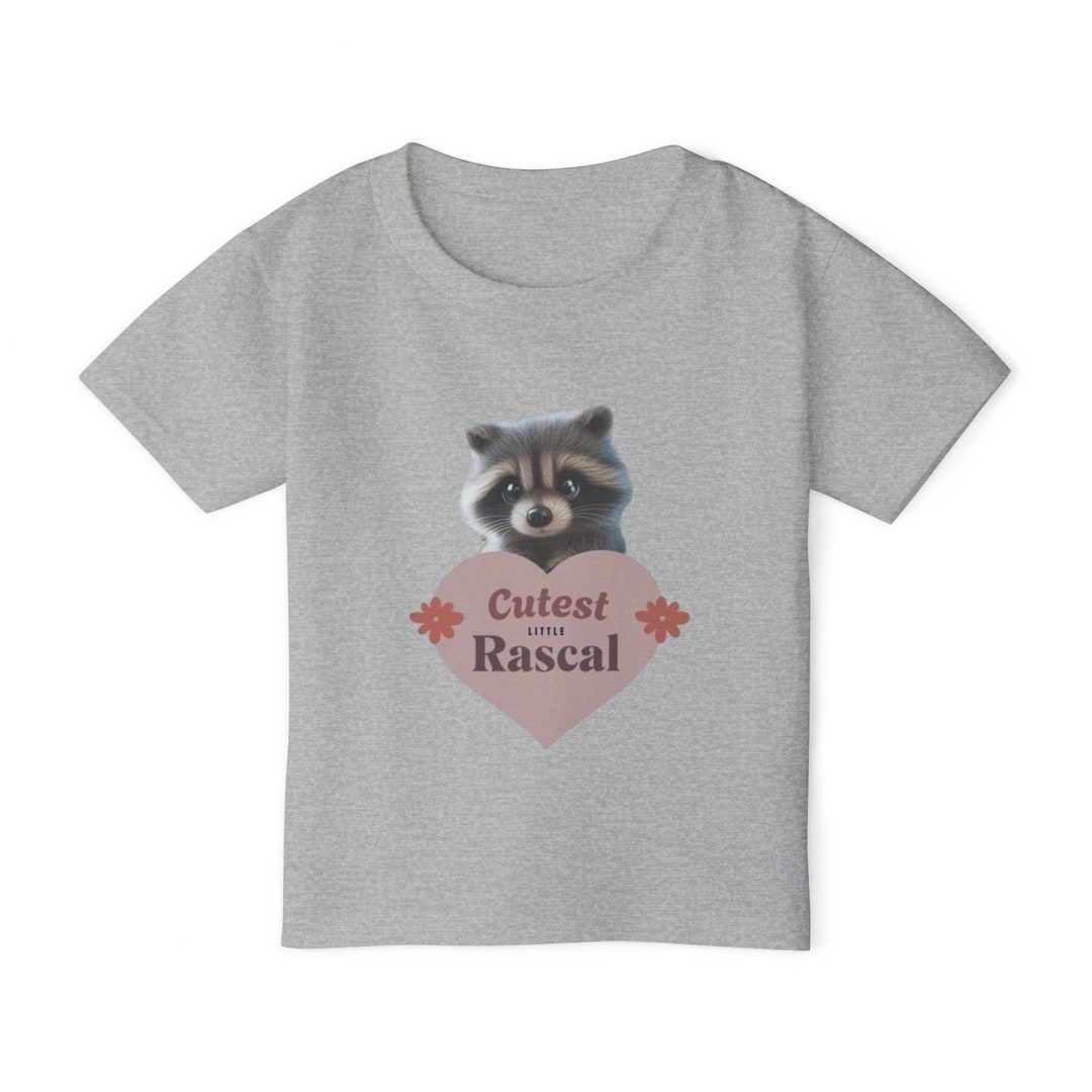 Funny Raccoon Toddler T-shirt, Cutest Little Rascal T-shirt, Cute ...