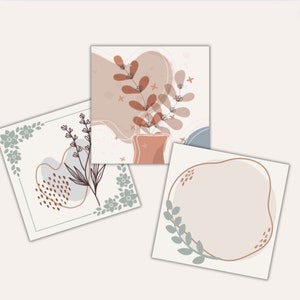 Neutral Boho Floral Seamless Pattern - Browns, Beiges,soft Blues,cream ...