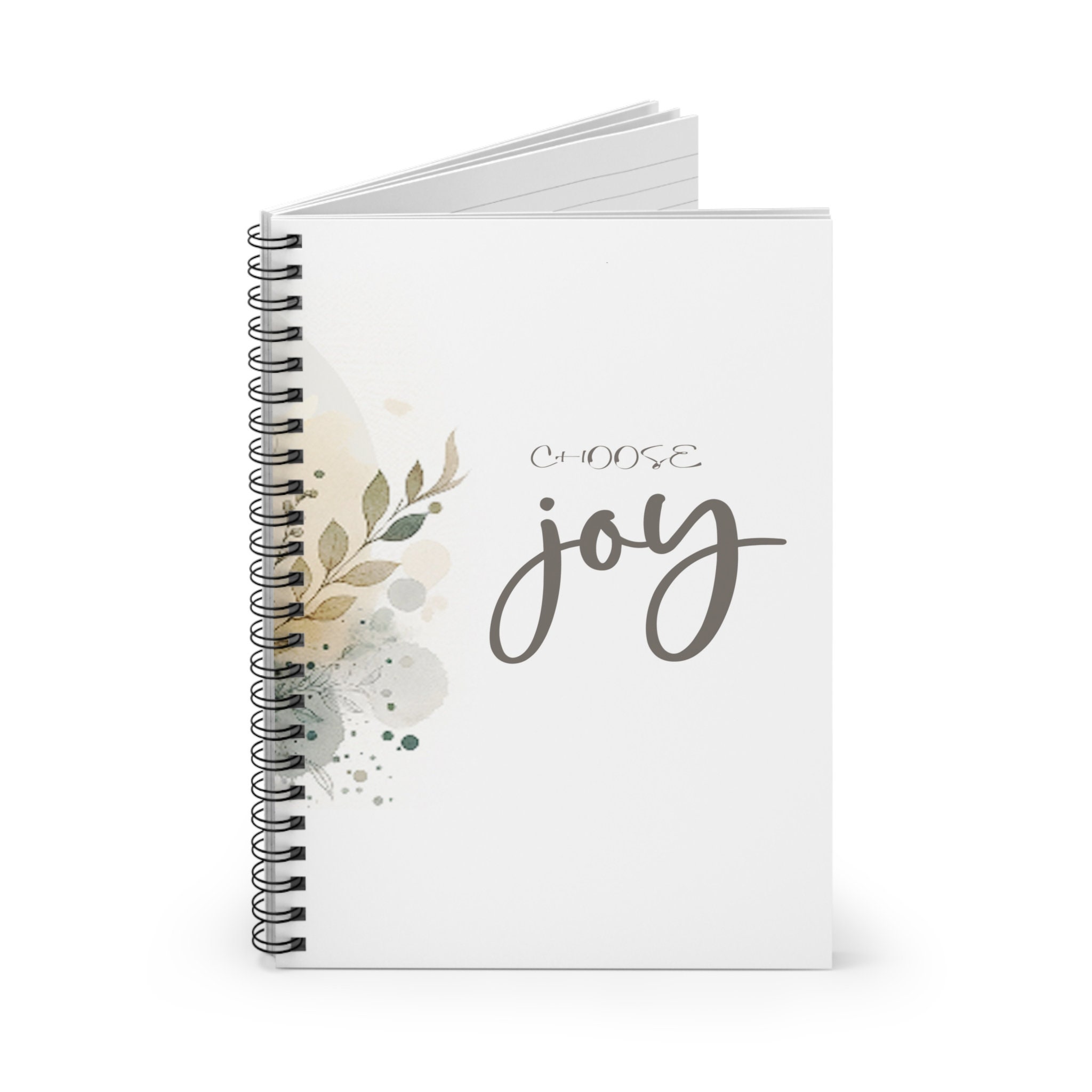 Choose Joy Journal With Botanical Watercolor Design, CHOOSE Joy ...