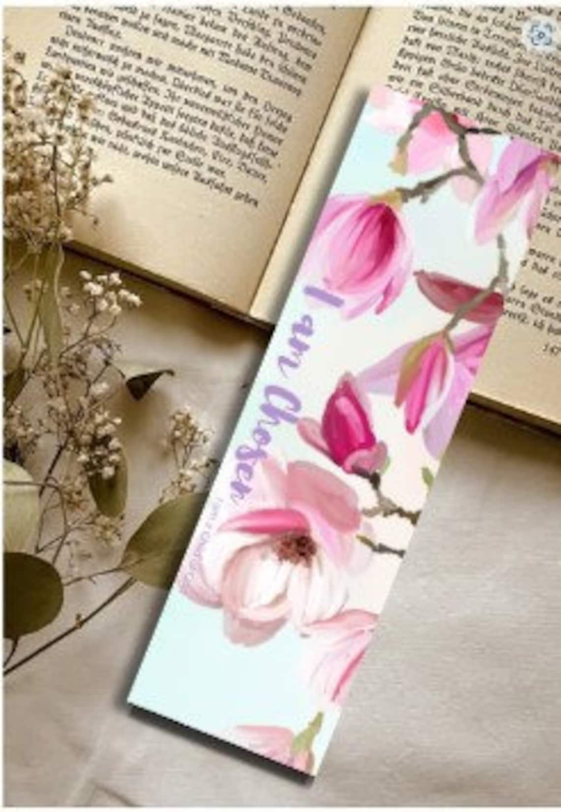 Printable Floral Affirmation Bookmarks | Digital Download Inspirational ...