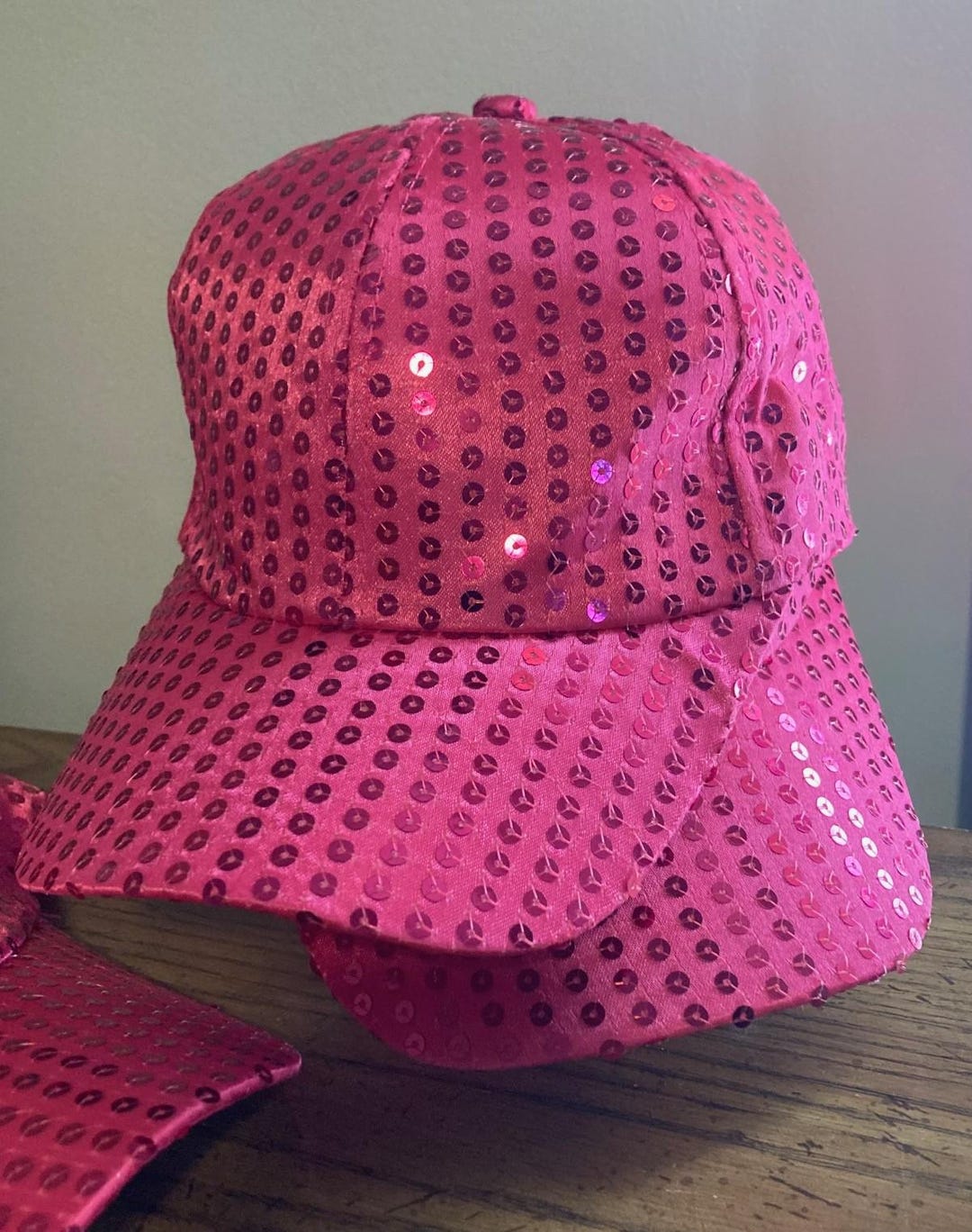 Sequin Baseball Cap, Women's Bling Cap, Adjustable Strap - Etsy