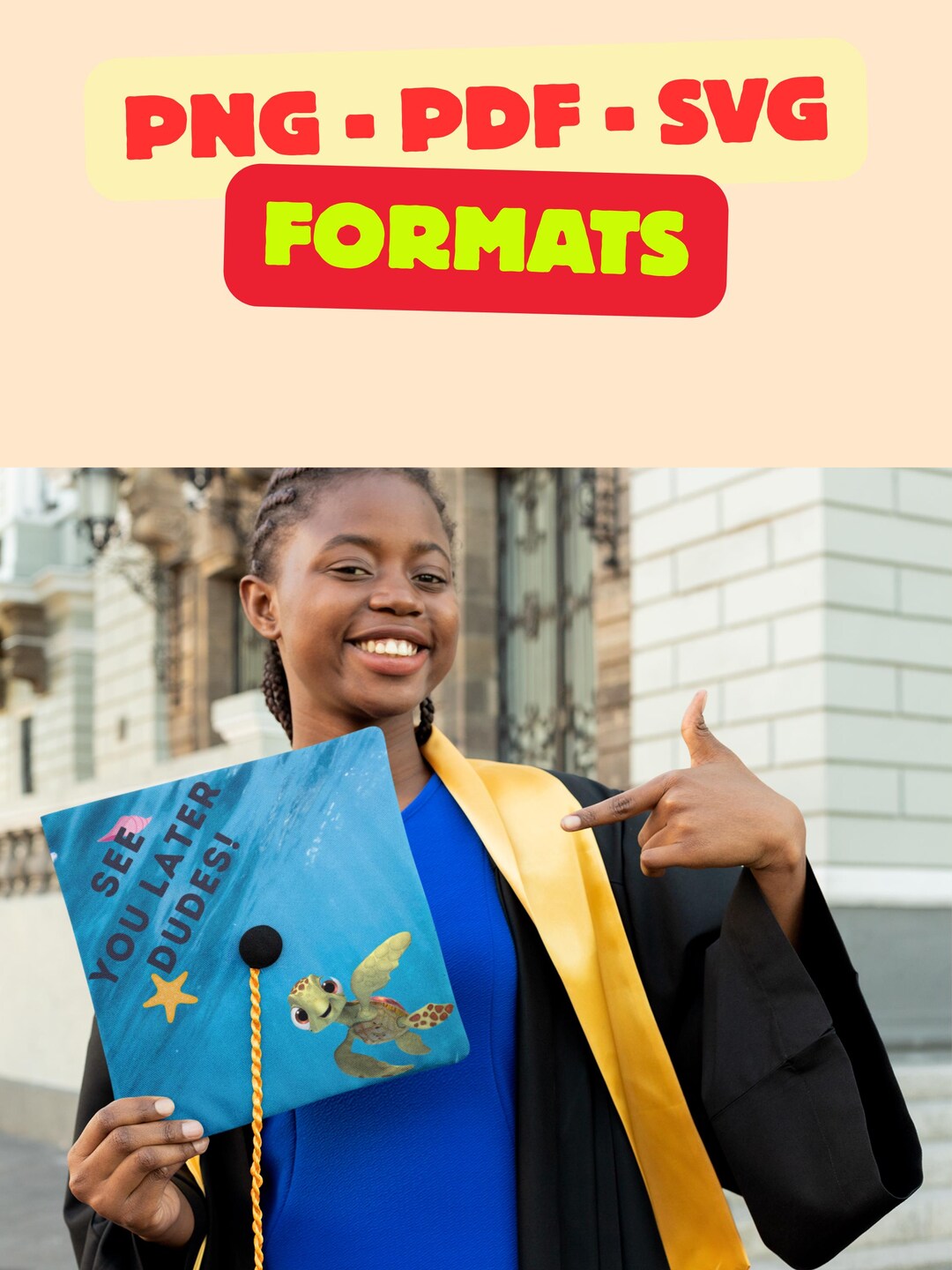 Finding Nemo Graduation Cap Topper - Printable DIY Graduation Hat ...