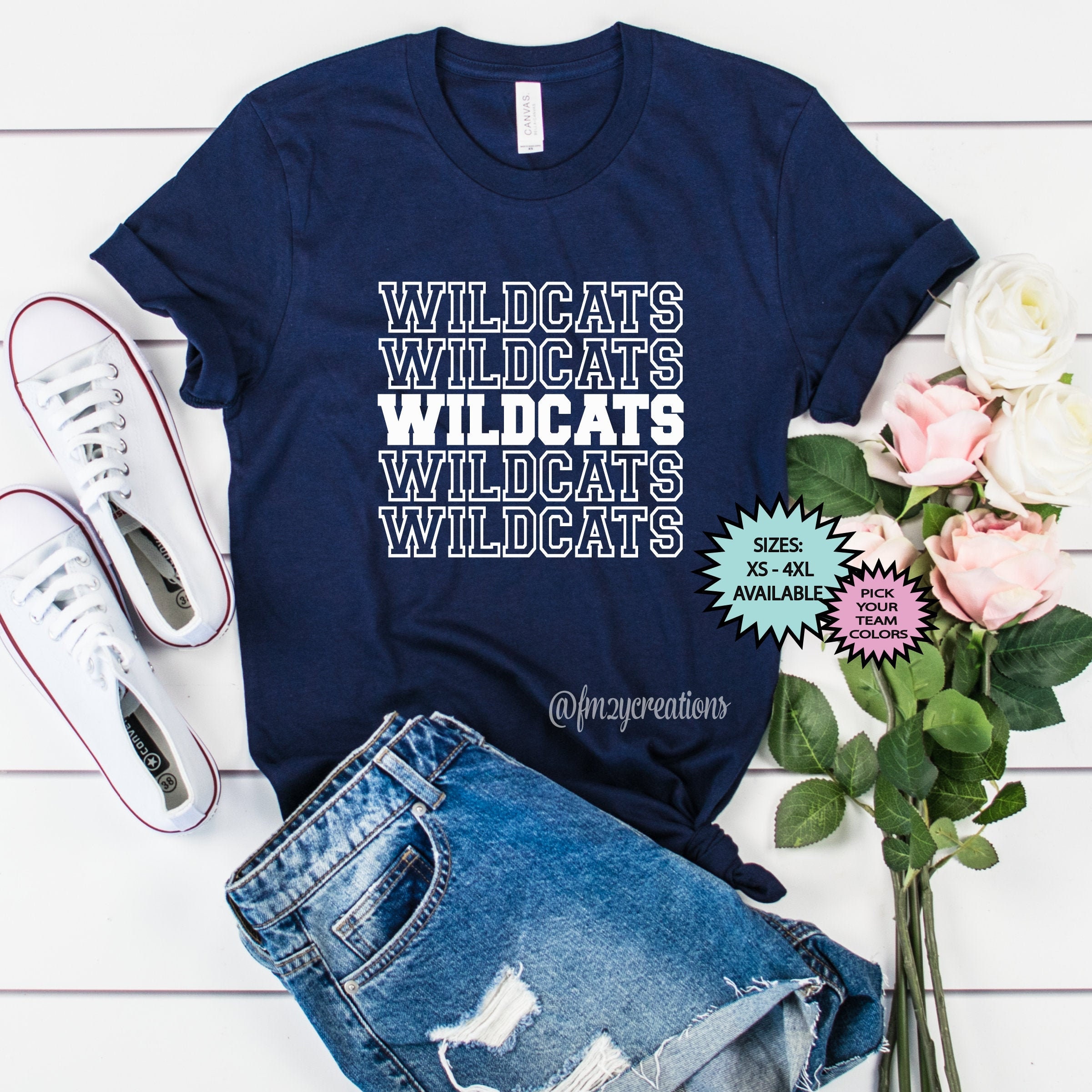 WILDCATS SHIRT | Wildcats Football Shirt | Game Day Shirt | Go Wildcats ...