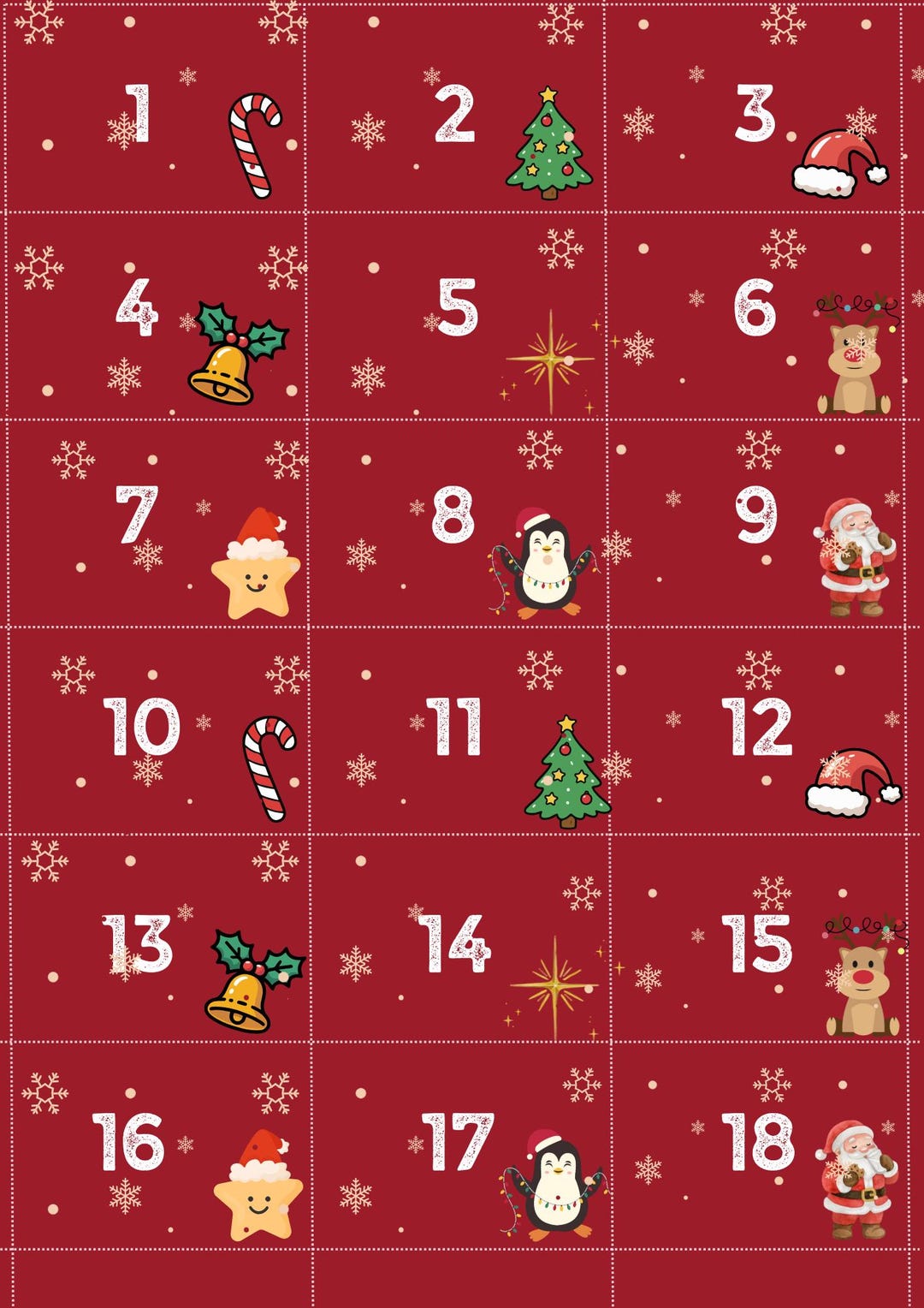 Secret Santa Christmas Draw Number - Etsy