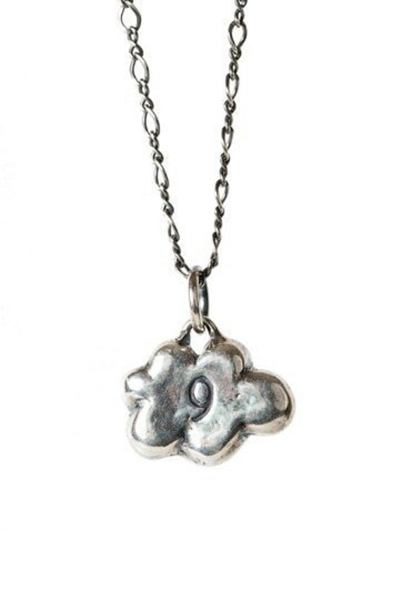 Cloud 9 Necklace Cast in Sterling Silver | Etsy