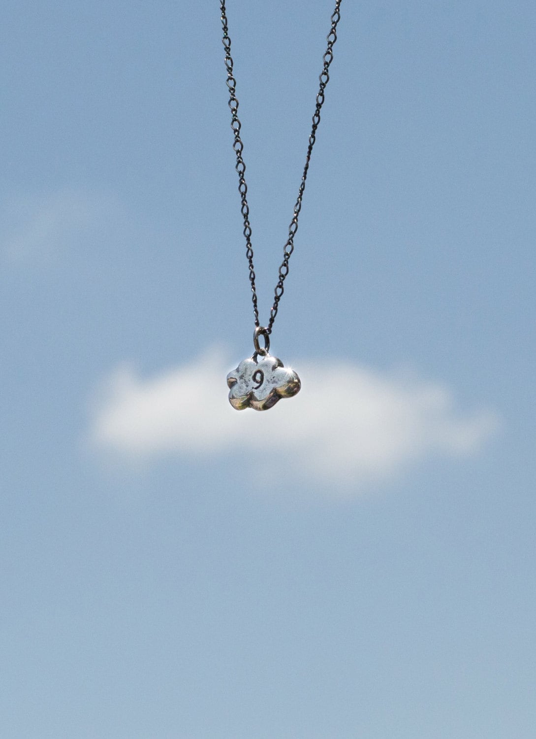 Cloud 9 Necklace Cast in Sterling Silver - Etsy