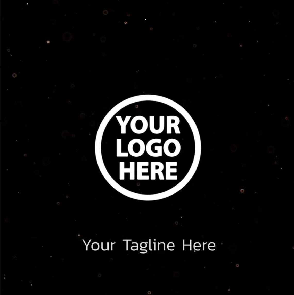 Luxury Gold Logo Animation | Custom Golden Particle Logo Reveal Intro ...