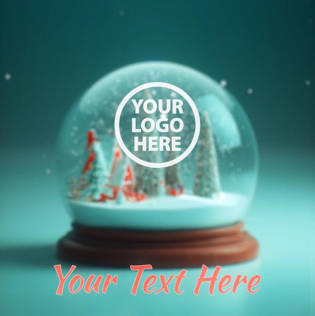 Custom Christmas Logo Animation | Snow Globe Holiday Intro Video ...