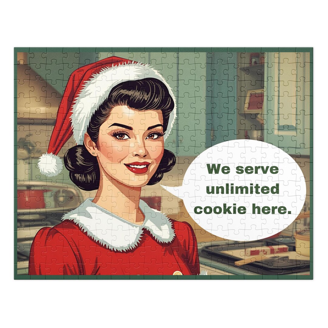 Funny Adult Christmas Puzzle With Tin – (11x14, 250 Pieces) - Etsy
