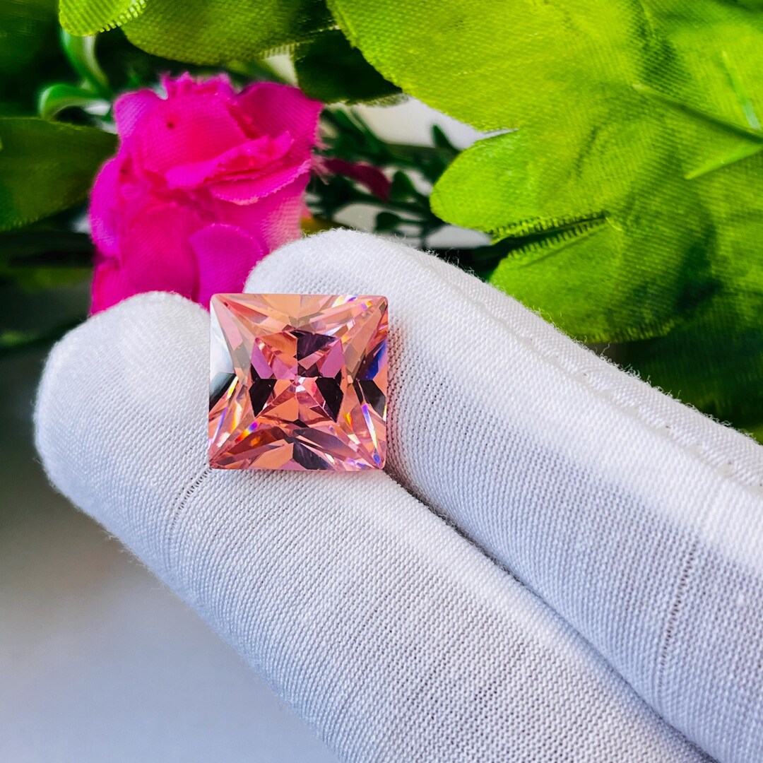 Princess Cut! Pink Sapphire Gemstone High Quality Excellent Cut Cushion ...