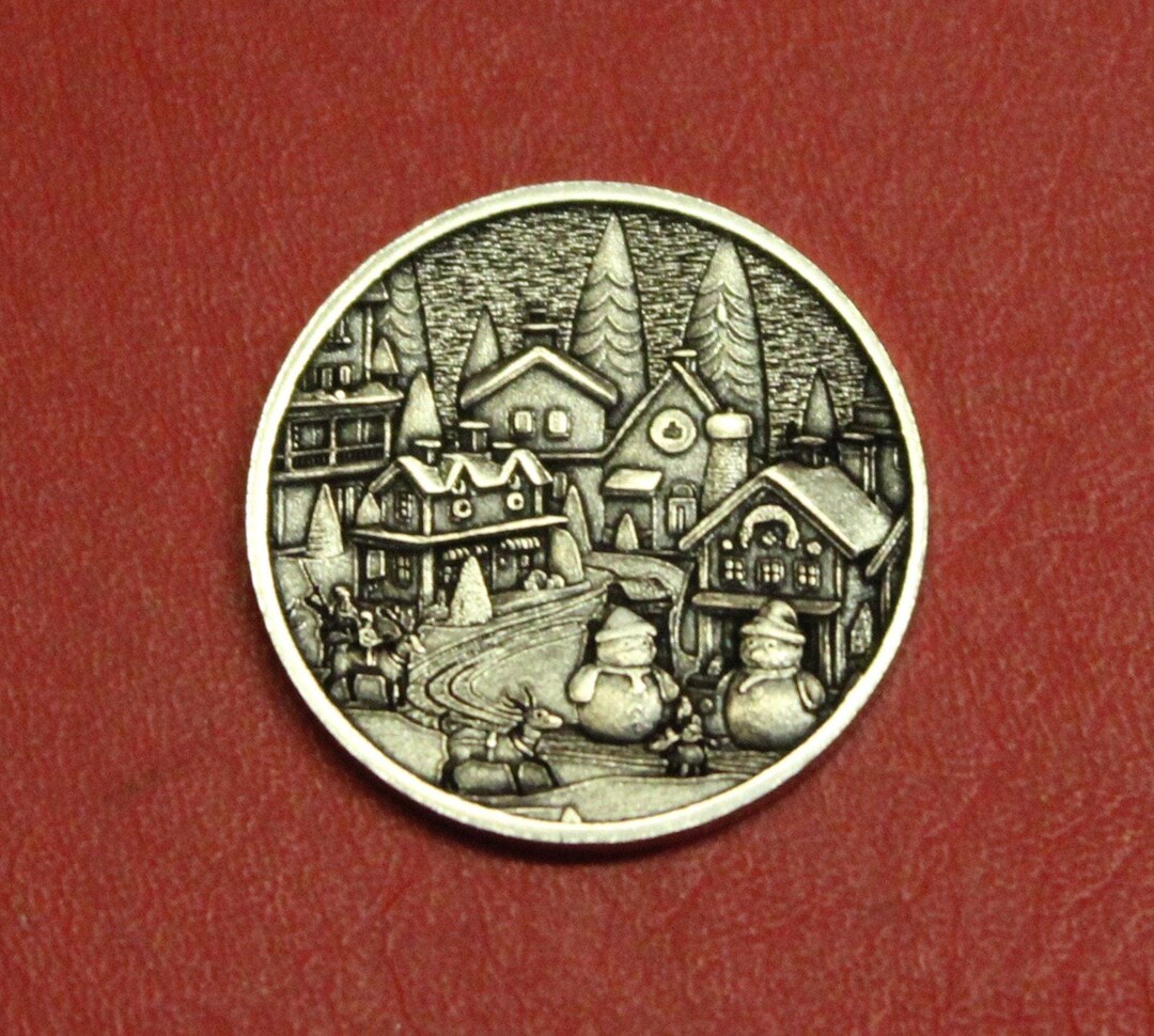 HOBO Nickel North Pole Village Made From a Real US Nickel - Etsy